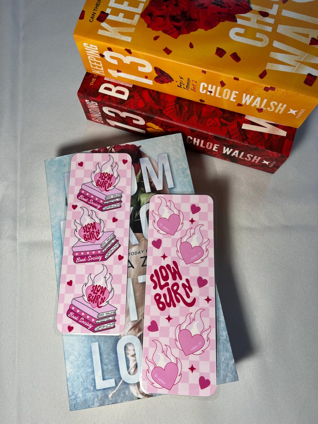 Slow Burn Bookmark: Laminated Cardstock, Book Lover Gift - Etsy