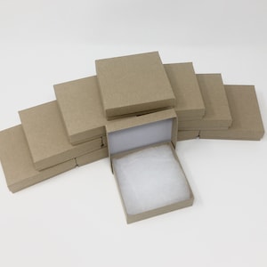 100 Pack Kraft Boxes (3.5 X 3.5 X 1 In) // ECONOMY SIZE // - Etsy