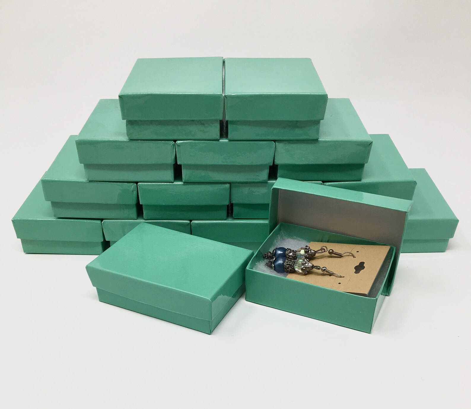 100 Pack Teal Blue Boxes 3.25 X 2.25 X 1 In // ECONOMY SIZE - Etsy