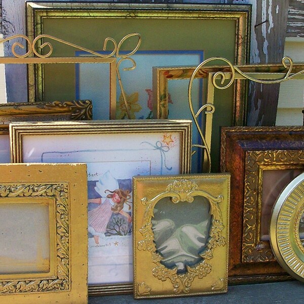 Gold Picture Frames - Etsy