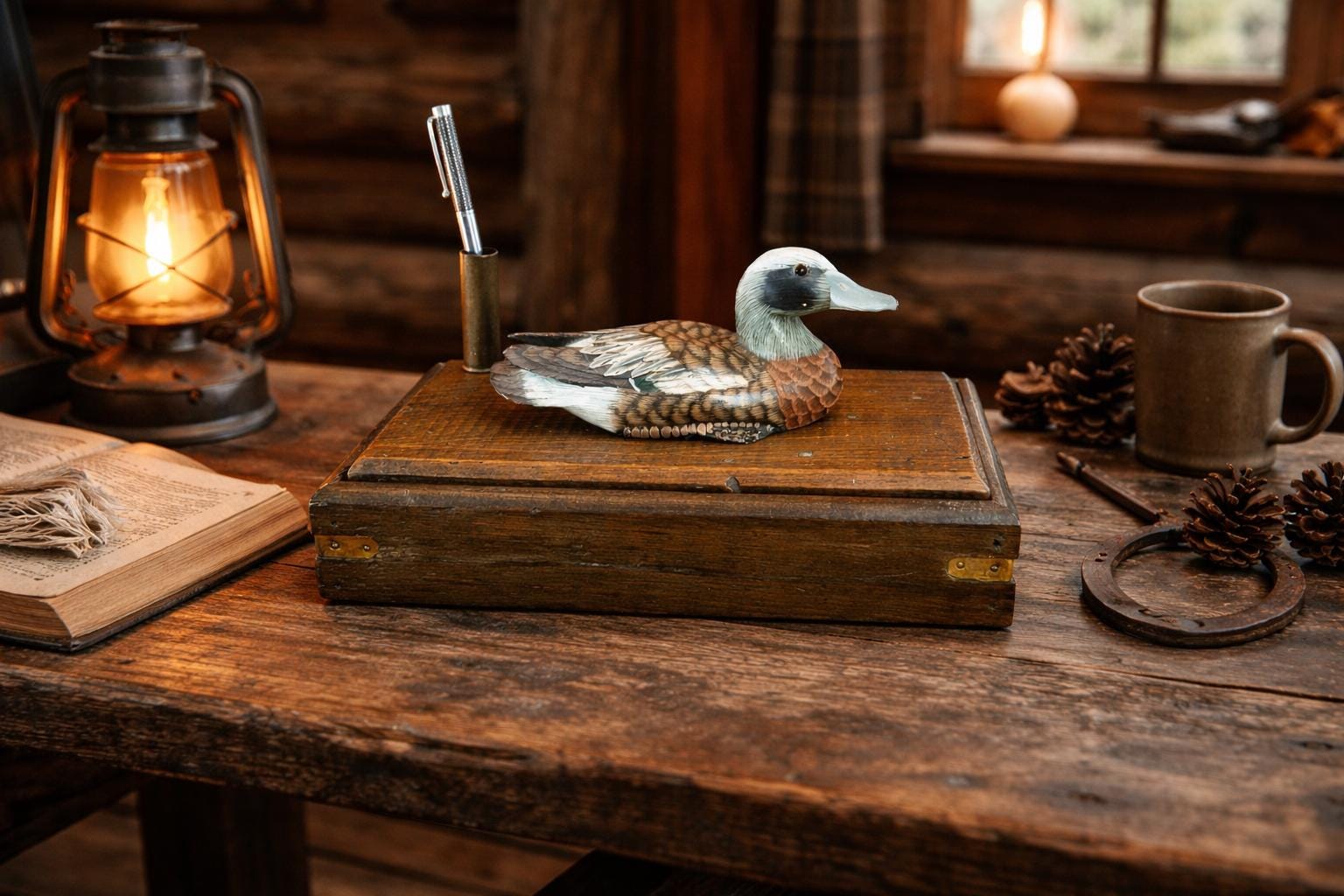 Duck Decoy Storage Box. With Shotgun Shell. Hunting Decor. Upcycled ...