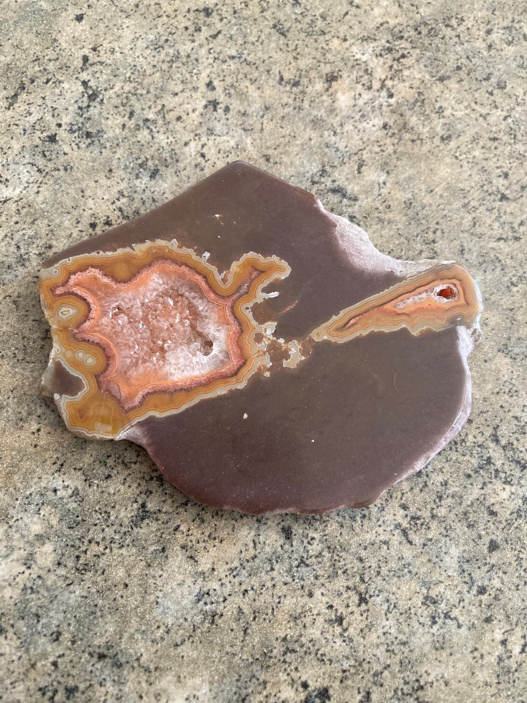 Montana Dryhead Agate Geode Slab Specimen, Polished - Etsy