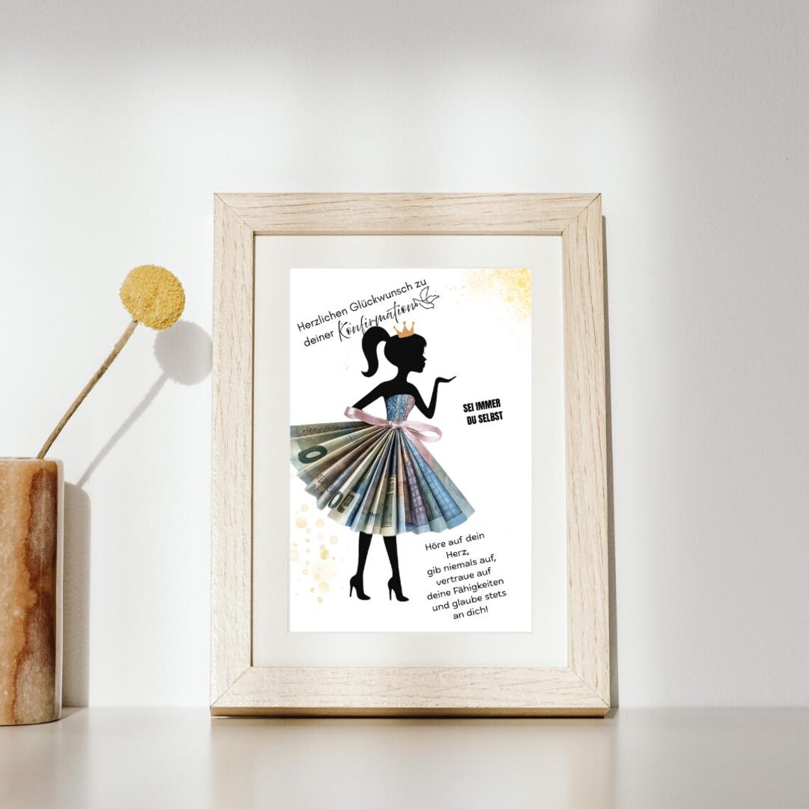 Confirmation Money Gift for Girl – Voucher for Daughter, Woman or ...