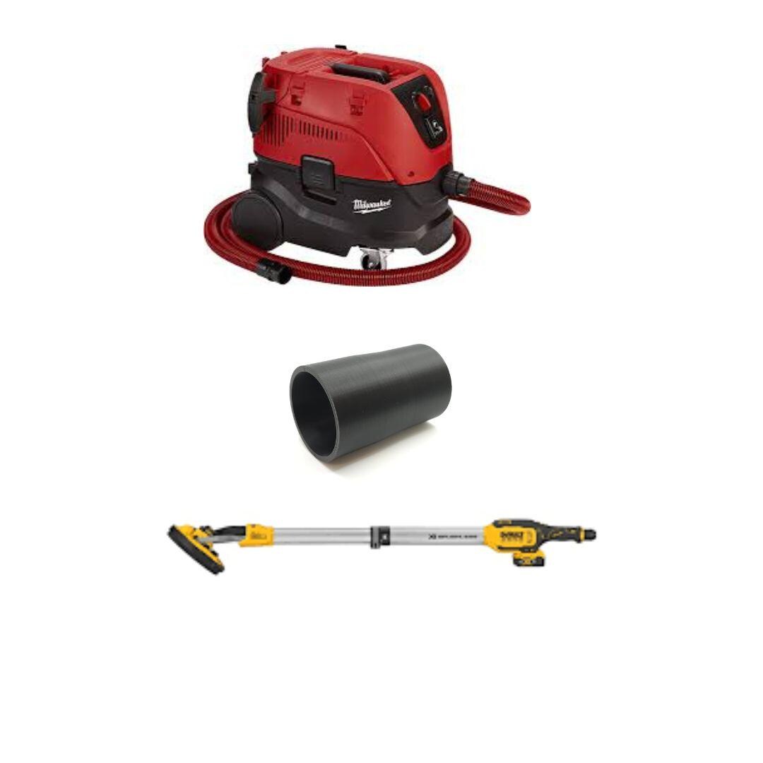 Dewalt Drywall Sander to Milwaukee HEPA Vacuum Adapter - Etsy