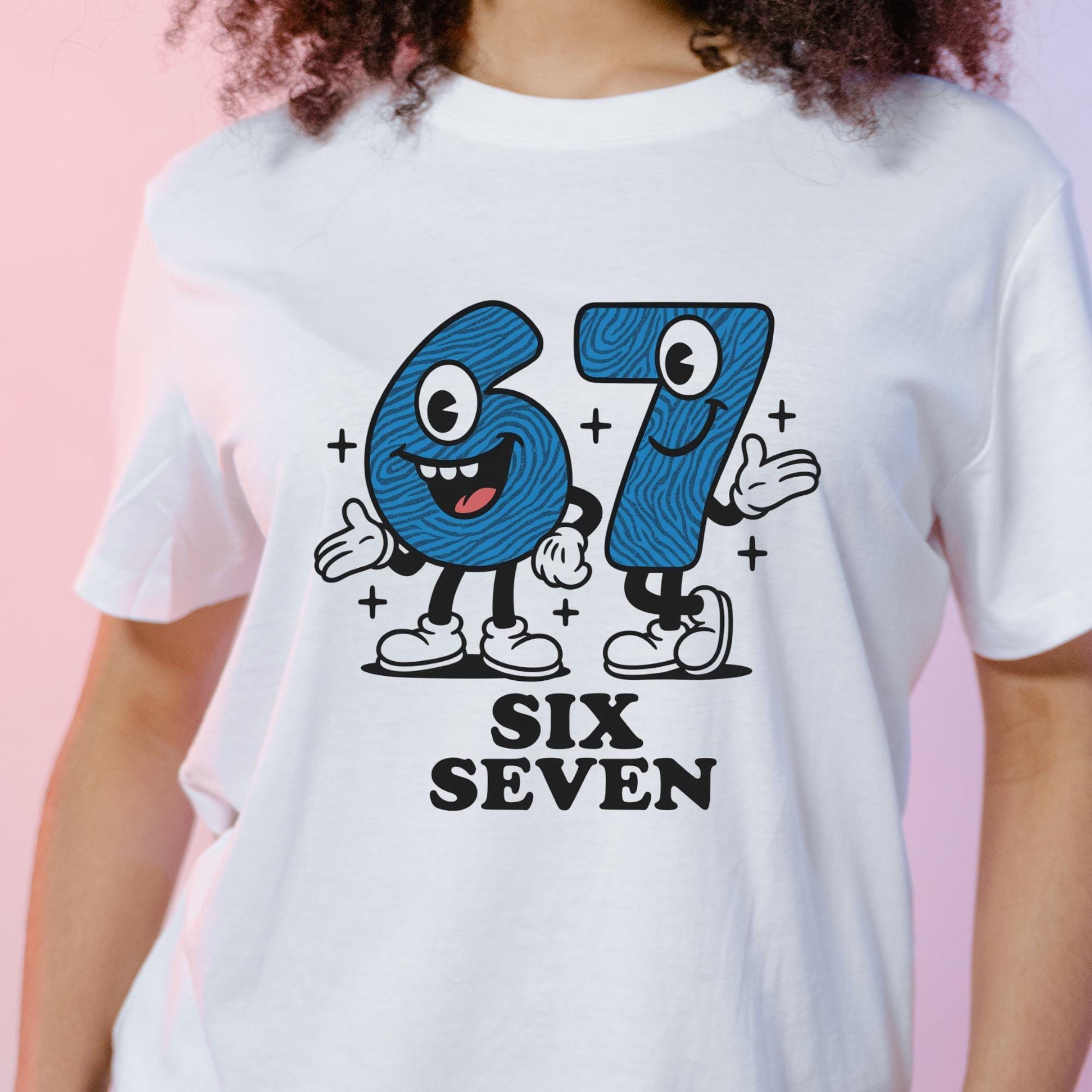 67 Six Seven 6-7 PNG, Italian Brainrot Meme, Funny Kids Gaming Design ...