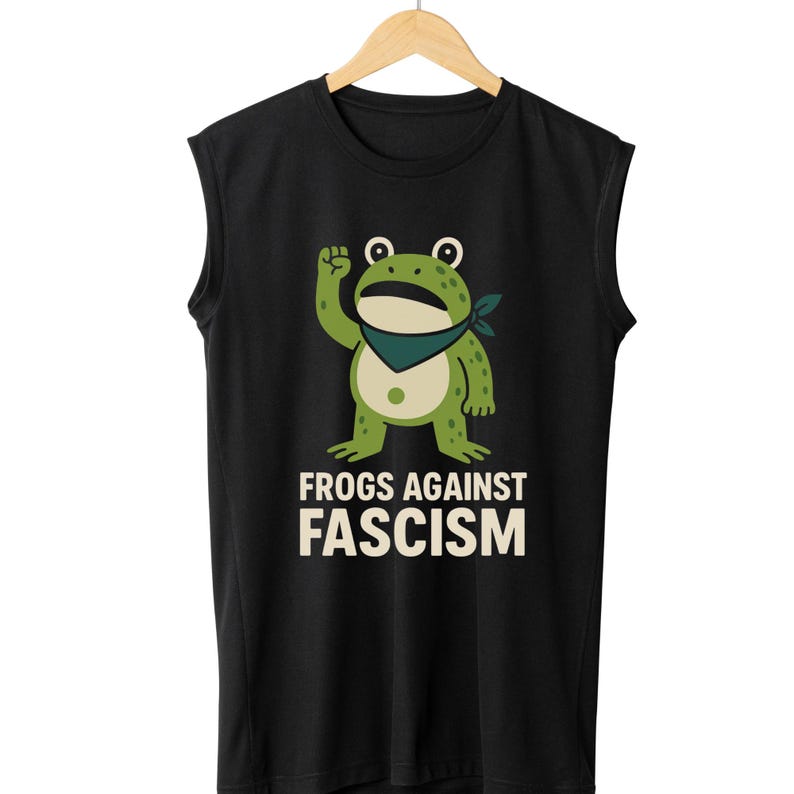 Frogs Against Fascism Png , Frog Protest Clipart , Digital Cut File ...