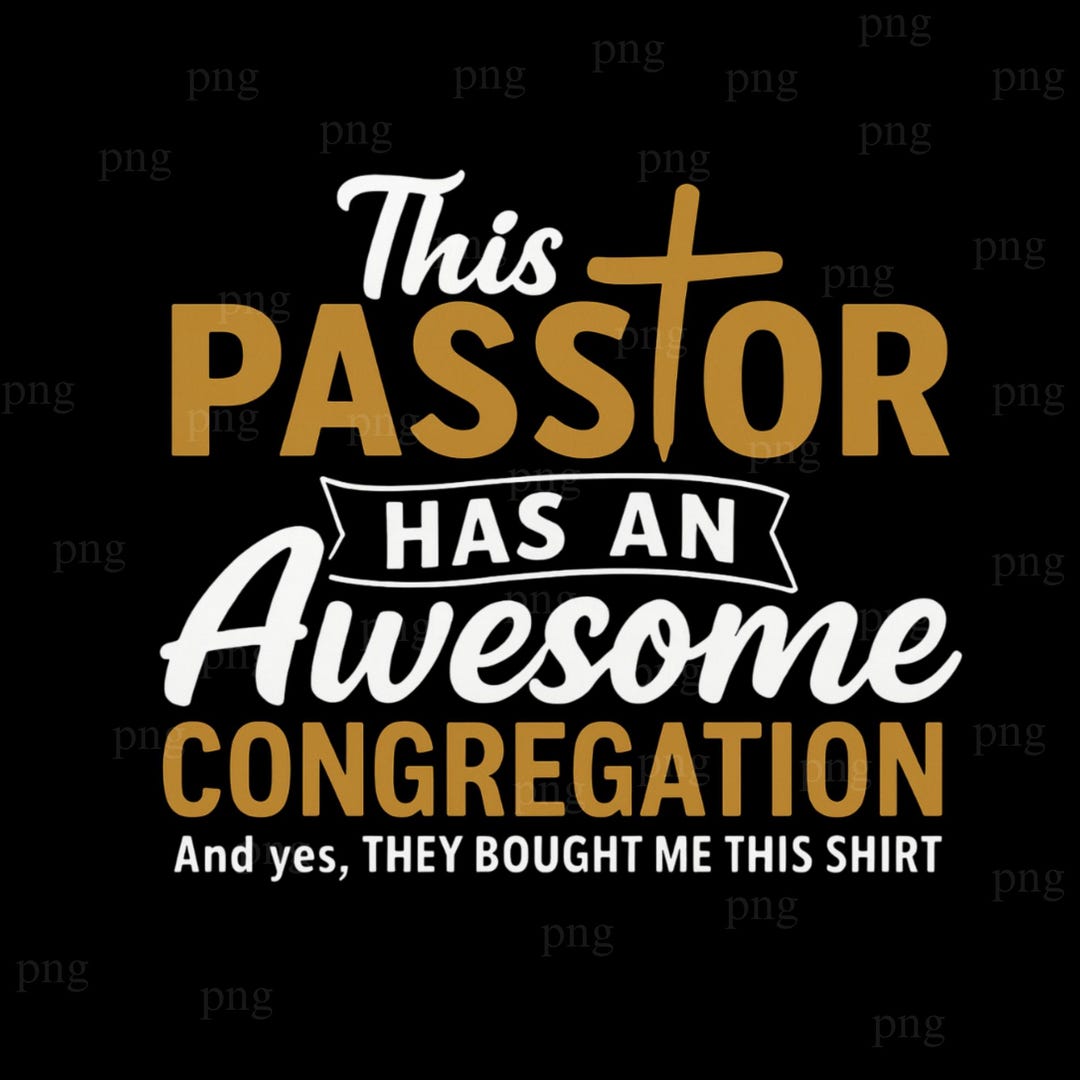 This Pastor Has an Awesome Congregation PNG - Religious Pastor ...