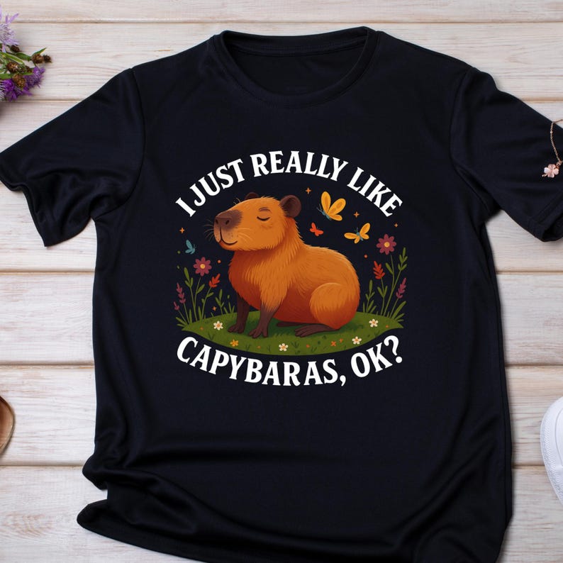 I Just Really Like Capybaras OK PNG – Cute Capybara Meme, Funny Animal ...