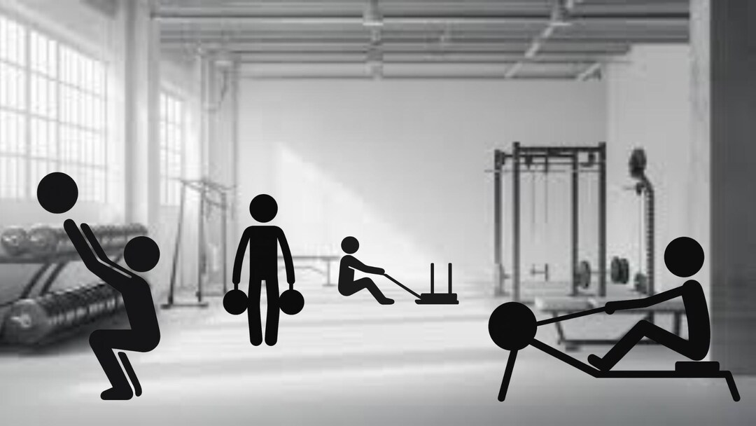 Hyrox Workout Stick Figure Clipart – Digital Pngs for Fitness Designs ...