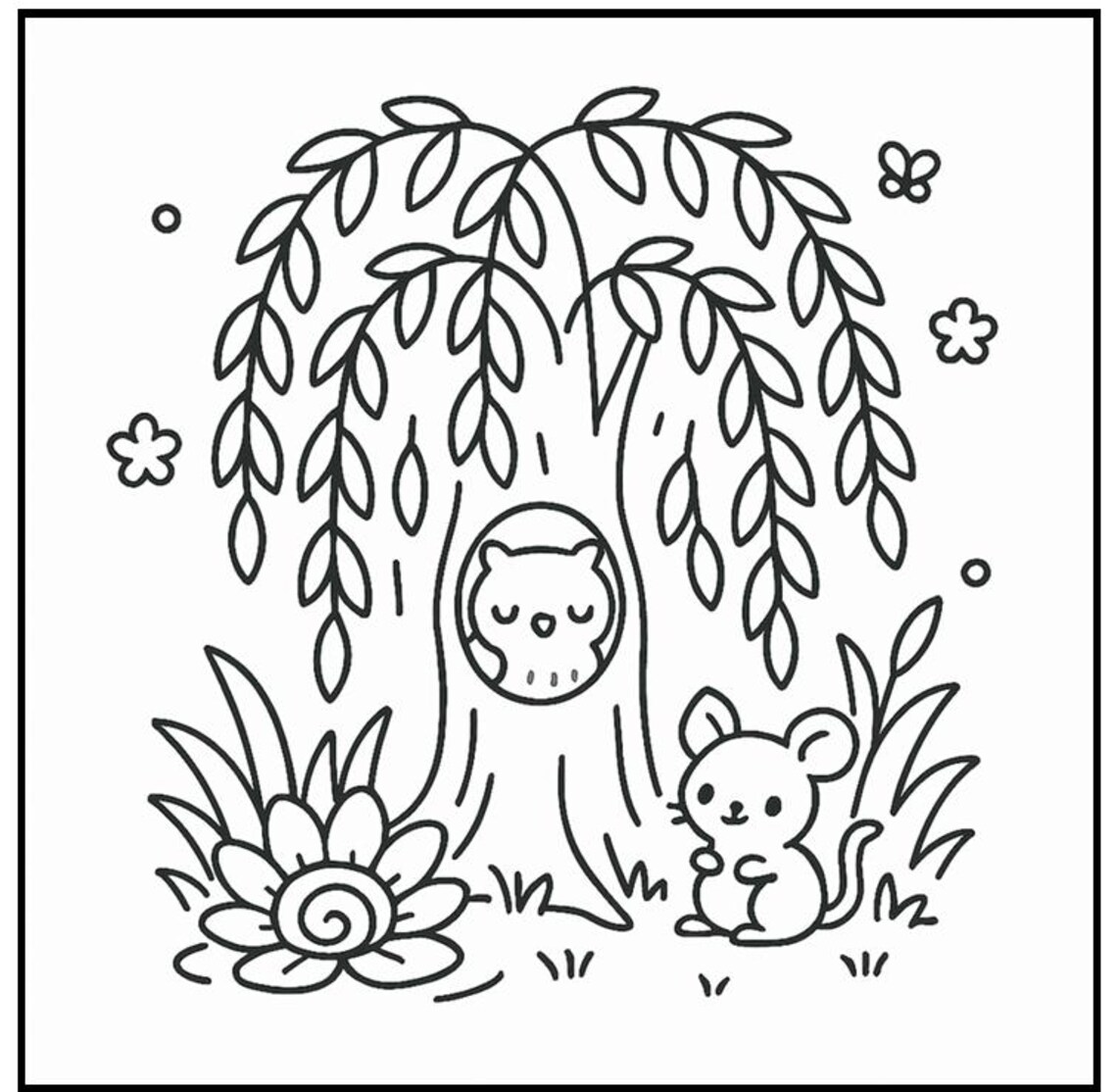 Whimsy Woods Coloring Book – Printable Forest Coloring Pages for Kids ...