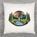 Mountain River Embroidery Design: Scenic Landscape Machine Embroidery ...