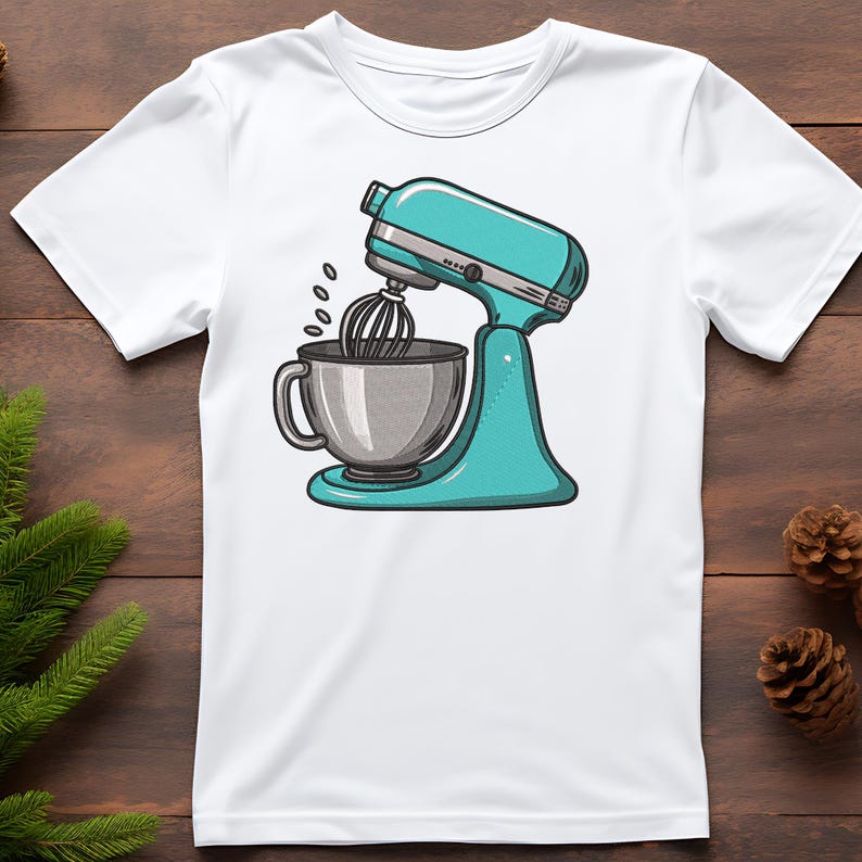 Kitchen Mixer Machine Embroidery Design (multiple Formats) - Etsy