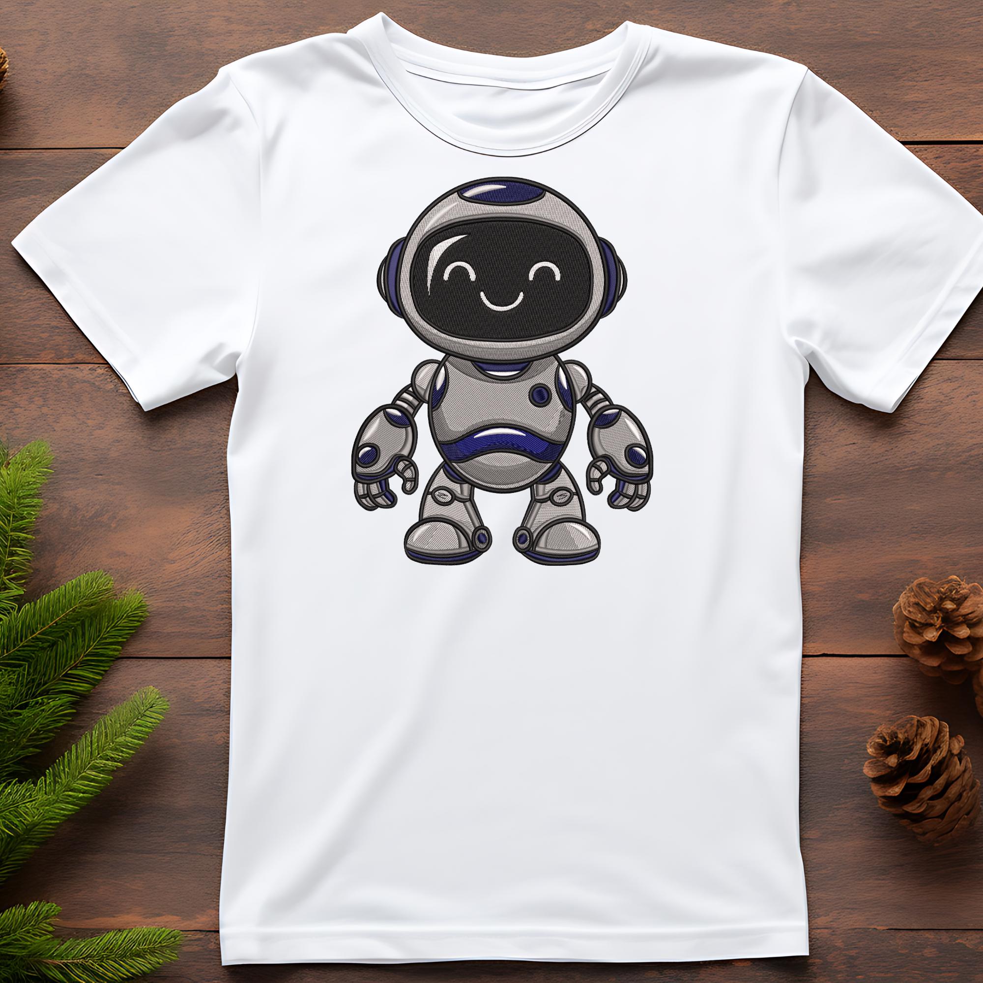 Robot Embroidery Design, Cartoon Tech Machine Embroidery Design ...