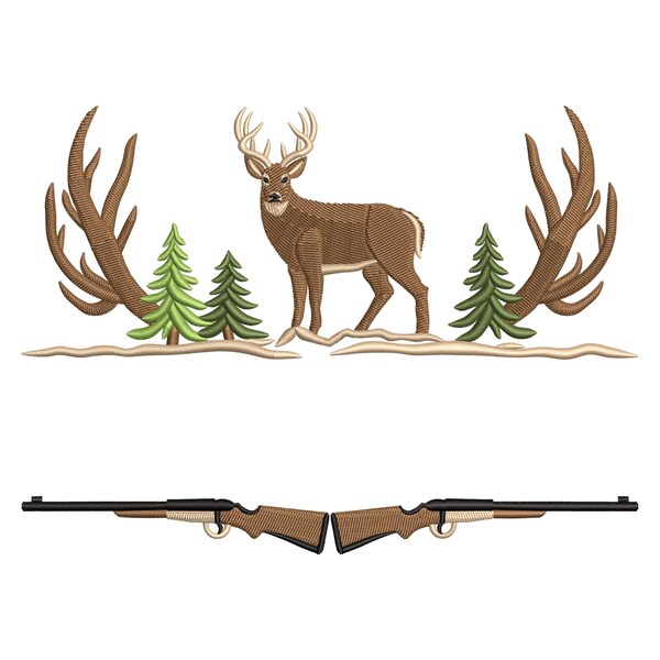Hunting Embroidery Designs - Etsy
