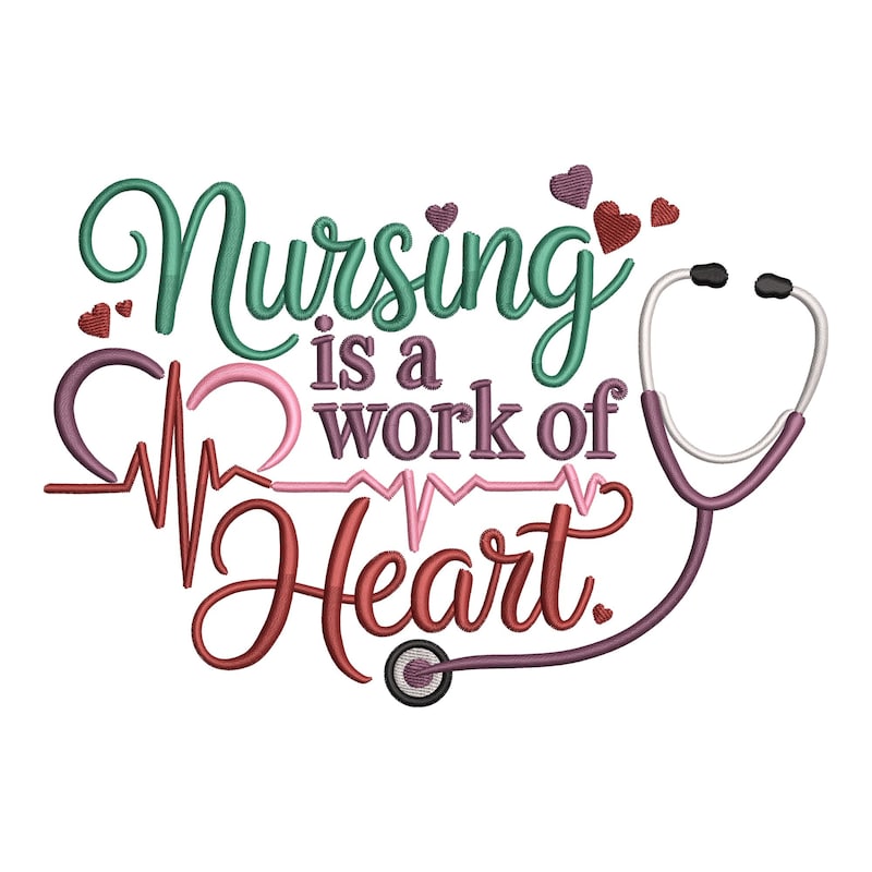 Stethoscope Embroidery Design - Etsy