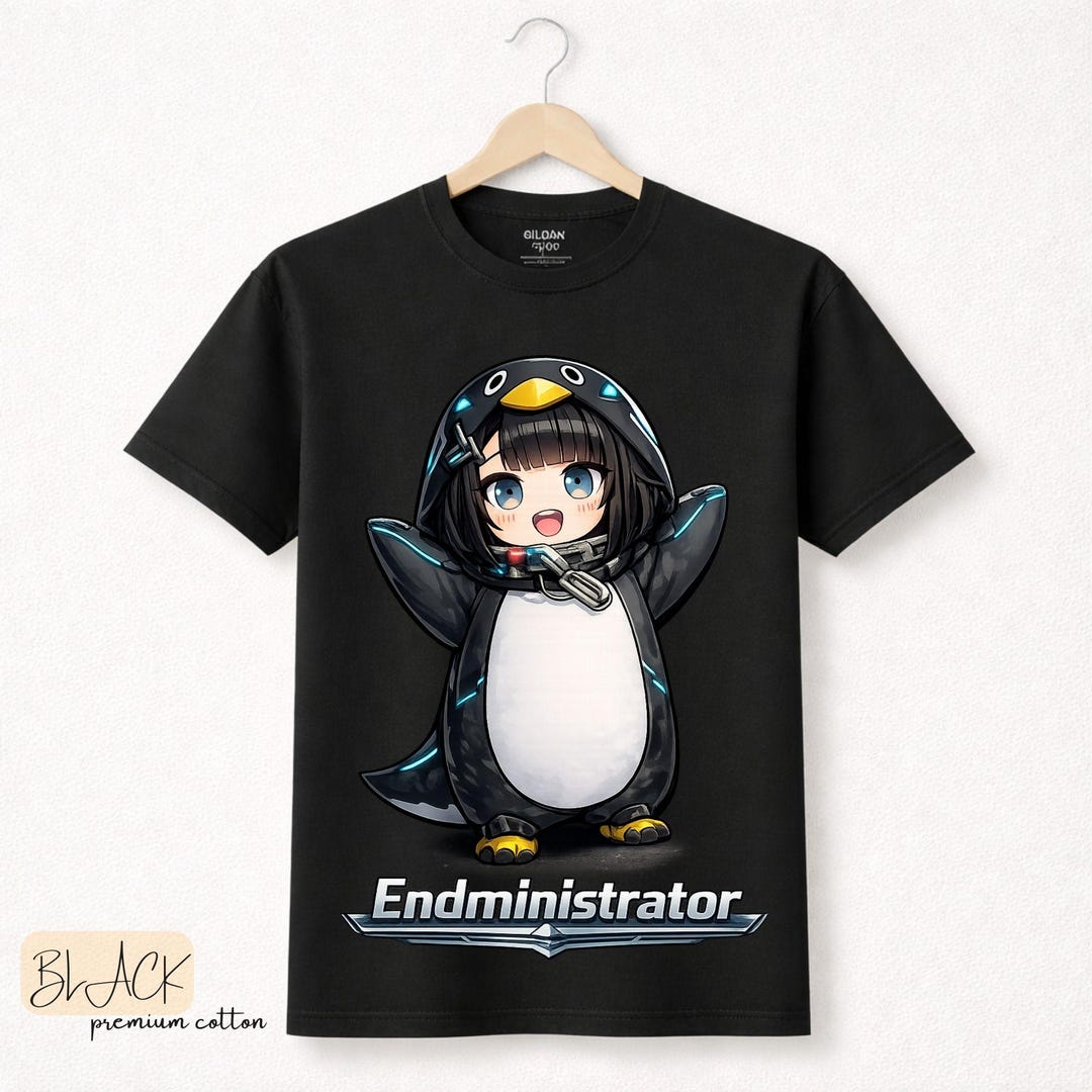 Chibi Pinguin Endministrator Character Arknights Endfield Shirt ...