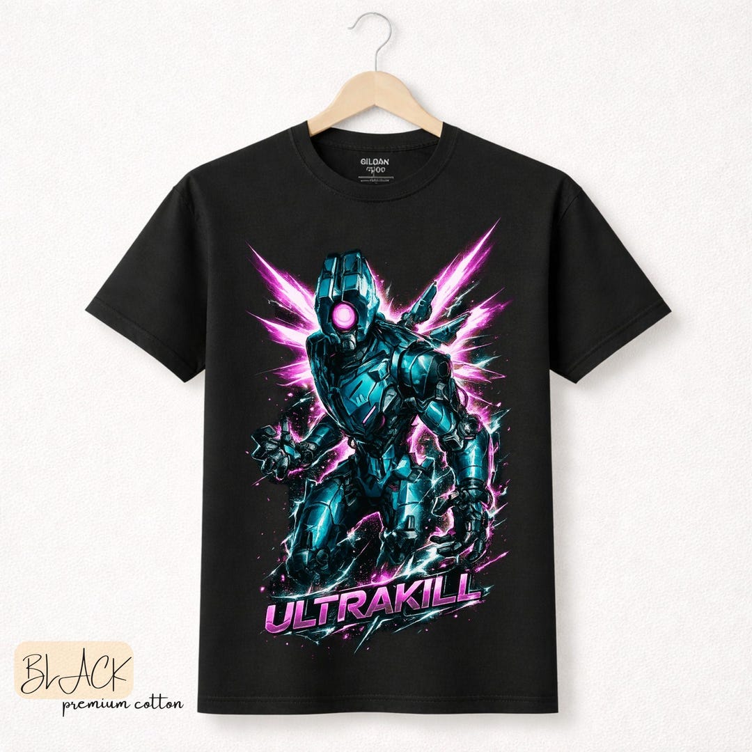 T-shirt V1 Ultrakill | Style ULTRAKILL V1 Rang SSS | T-shirt cosplay ...