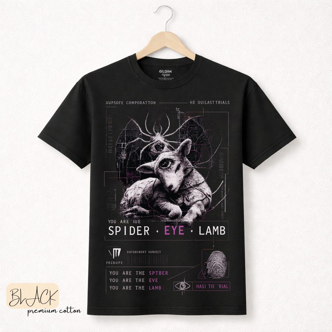 The Outlast Trials Shirt | Spider Eye Lamb | Murkoff Therapy Never Ends ...