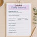 Printable Daily Journal | Morning & Evening Reflection PDF | Mental ...