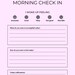 Printable Daily Journal | Morning & Evening Reflection PDF | Mental ...