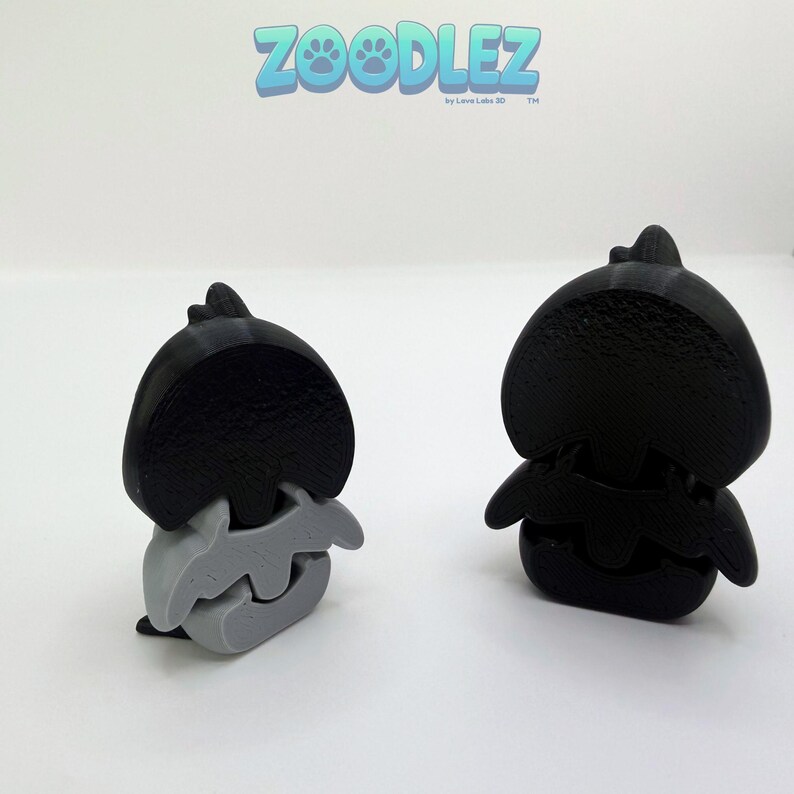 3D Printed Christmas Penguin | Holiday Fidget | Christmas Gift ...