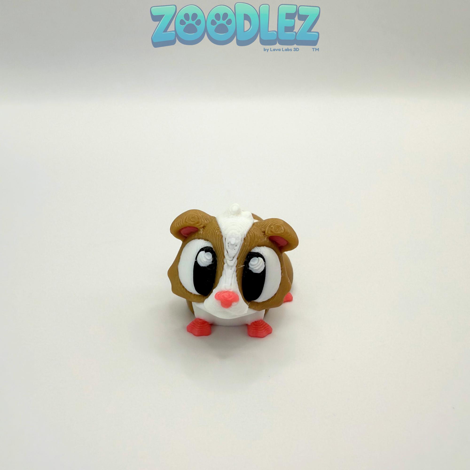 MINI Hamster Flexi Fidget | Articulated Hamster | Pocket Pet - Etsy