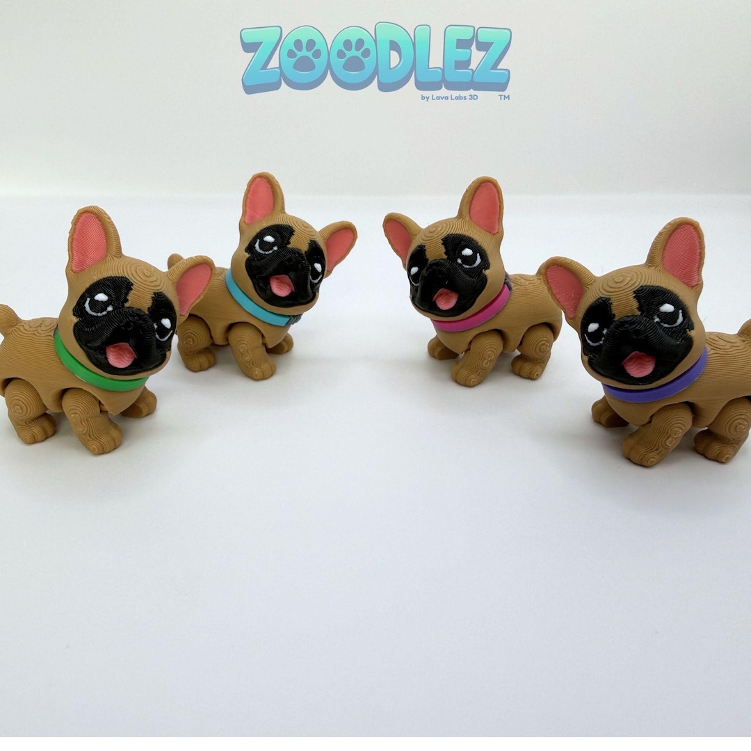 MINI 3D Printed Frenchie | Flexi French Bulldog - Etsy