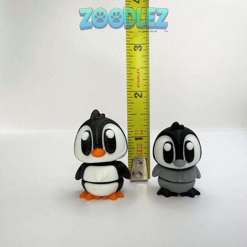 3D Printed Christmas Penguin | Holiday Fidget | Christmas Gift ...