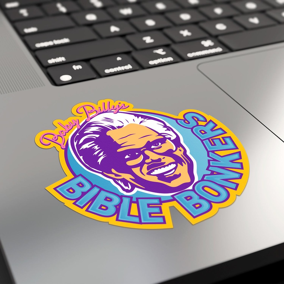 Bible Bonkers Sticker | Game Show Decal, Retro Design - Etsy UK