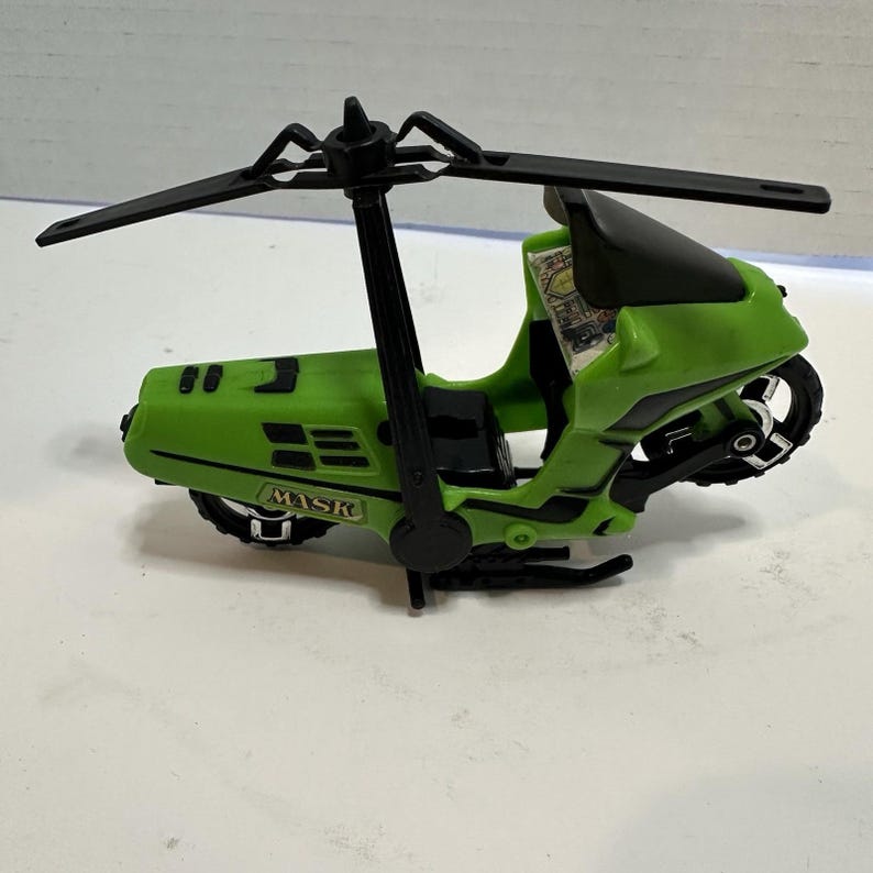 1985 Kenner Mask M.A.S.K. Condor Motorcycle Helicopter Brad Turner With ...