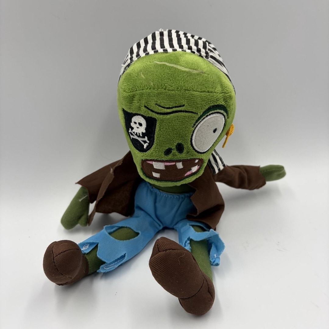 Plants Vs. Zombies Pvz Plush 2013 Worldmax Pirate Zombie 12" Rare - Etsy