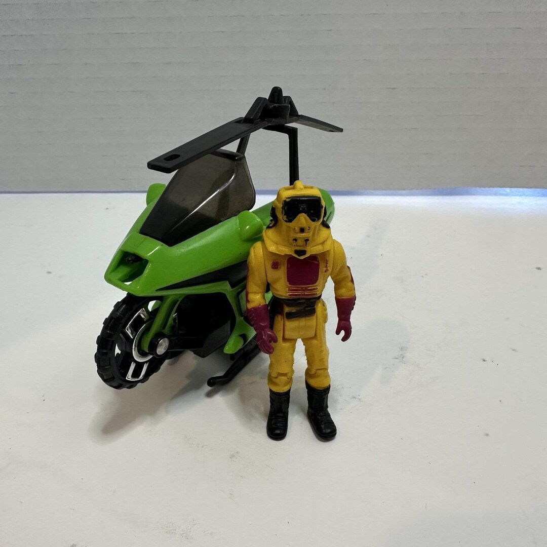 1985 Kenner Mask M.A.S.K. Condor Motorcycle Helicopter Brad Turner With ...