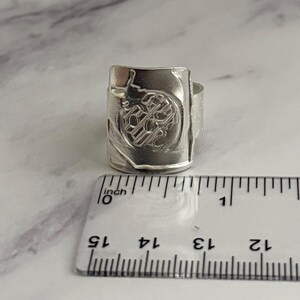 Fine Silver Ladybug Ring, Beautiful .999 Silver Jewelry Ring Size 6 US ...