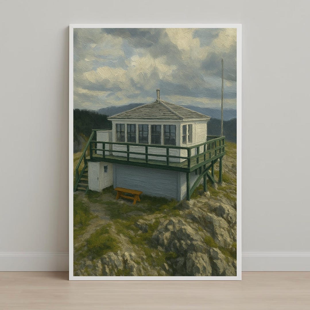 Fire Lookout — Lookout Poster (digital Download) - Etsy
