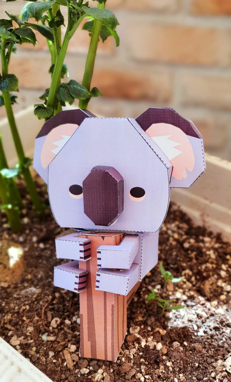 Animal Friends Papercraft Bundle | 10 Cute Cube Animals DIY Paper Toy ...