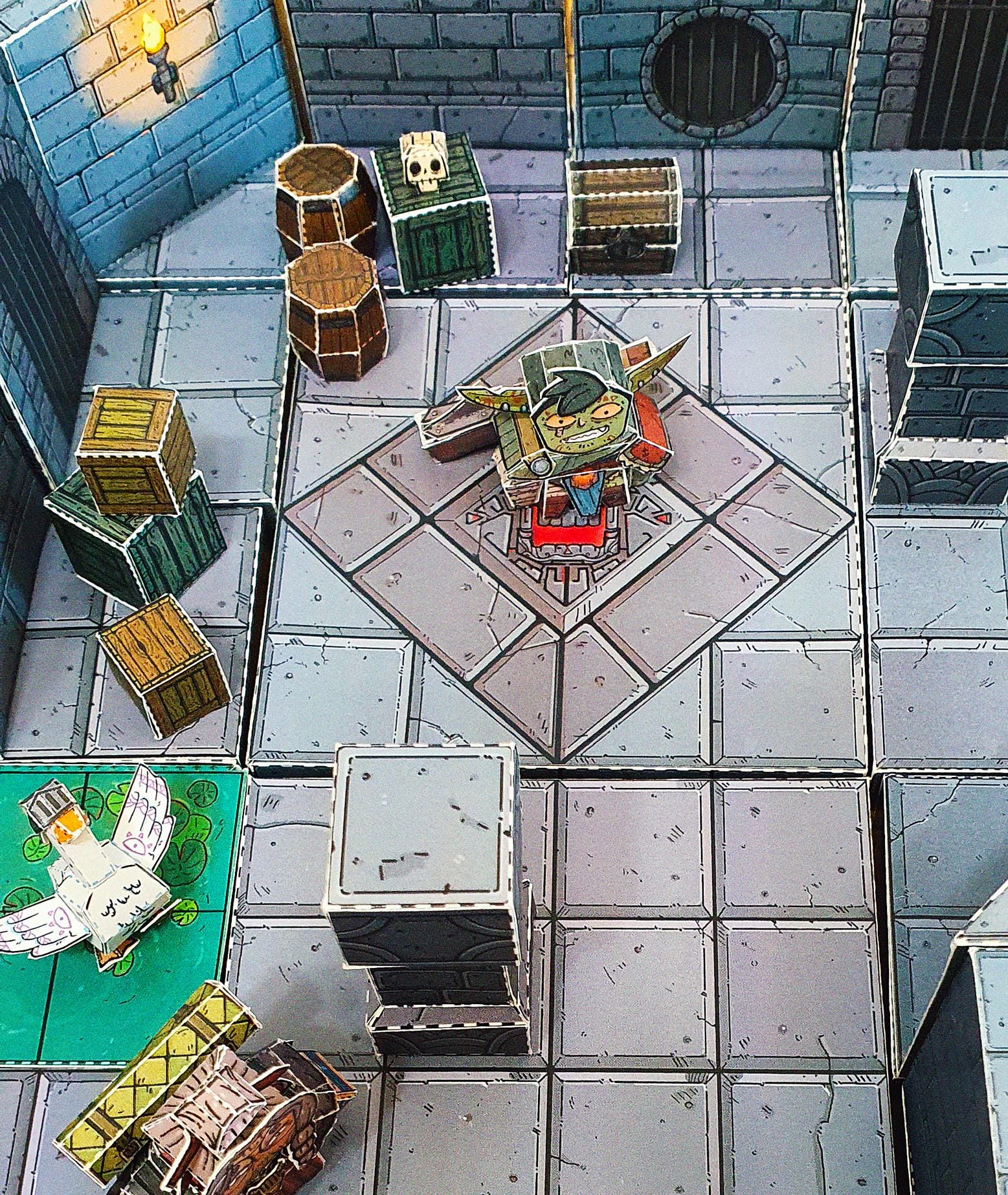 Papercraft Dungeon Tiles Set — Digital Download | Build Quick Tileable ...