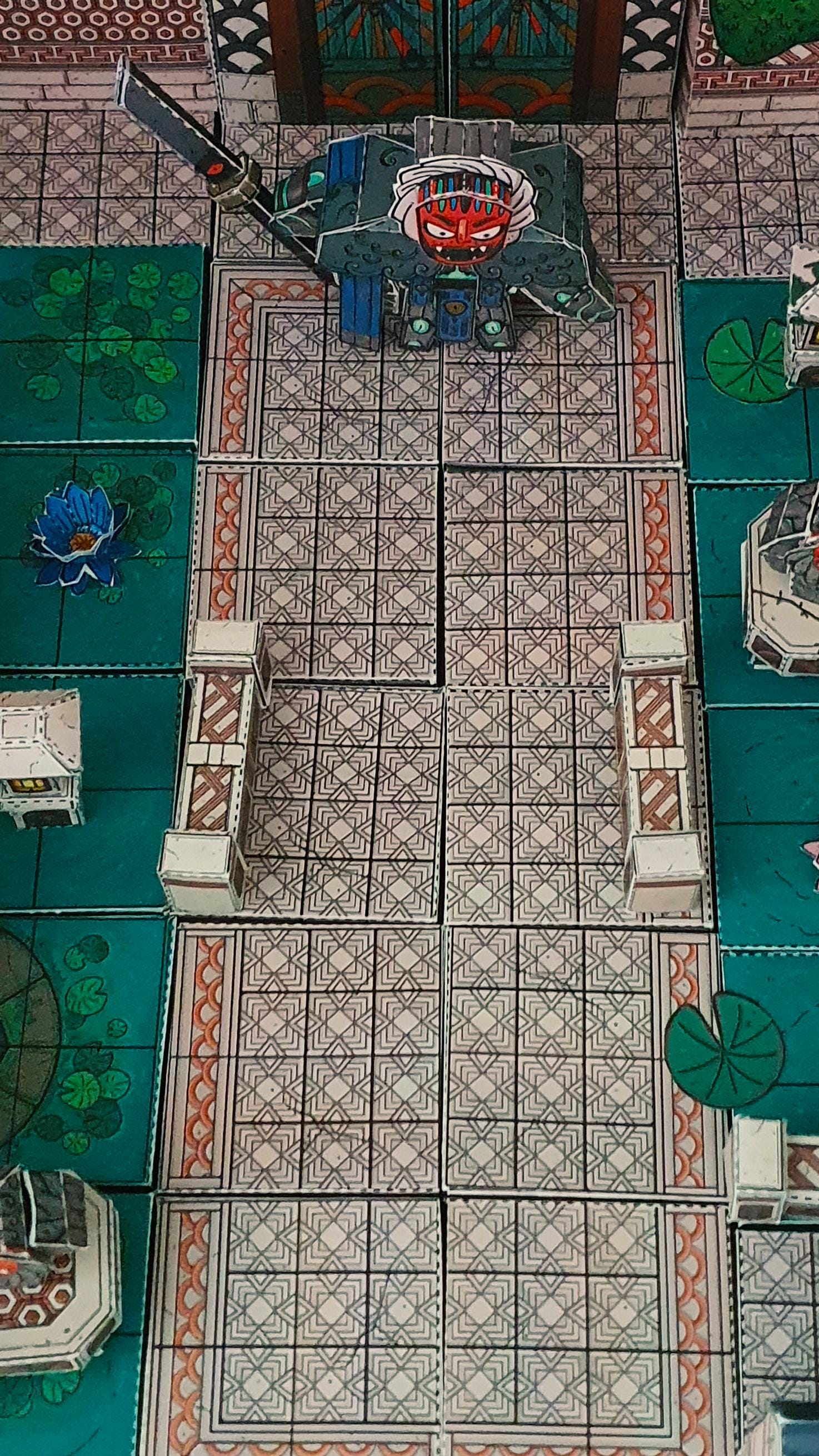 Azulejos modulares de DnD Papercraft / Set de mapas de batalla de ...