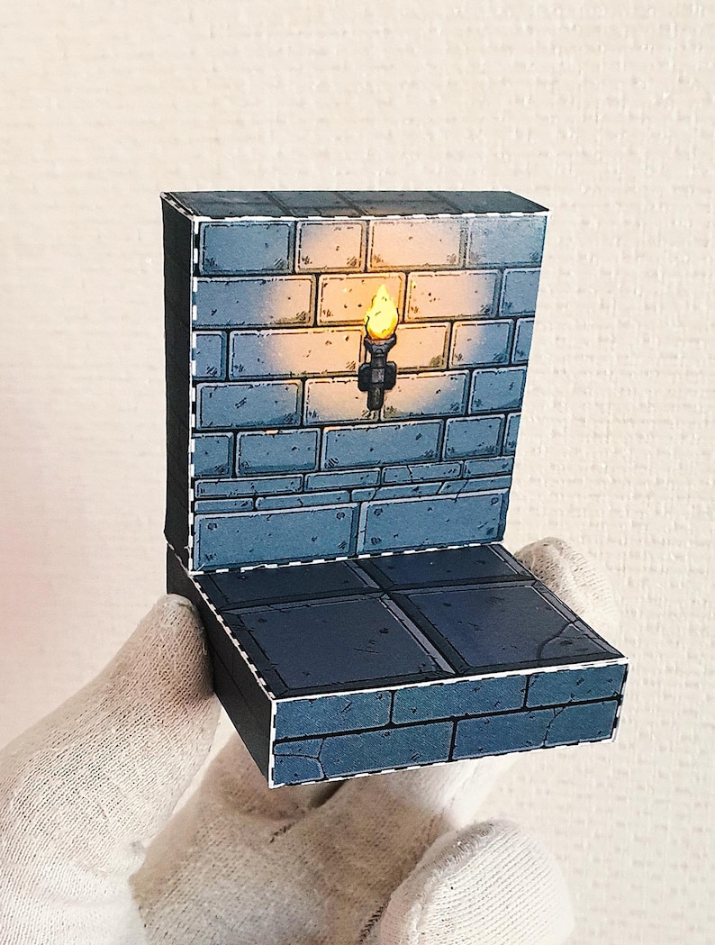 Papercraft Dungeon Tiles Set — Digital Download | Build Quick Tileable ...