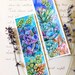Beautiful Succulents Watercolor Printable Bookmarks DIY Scrapbooking ...
