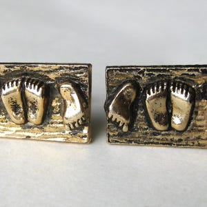 Vintage Risque Feet in Bed Gold Metal Novelty Cuff Links - Etsy Australia