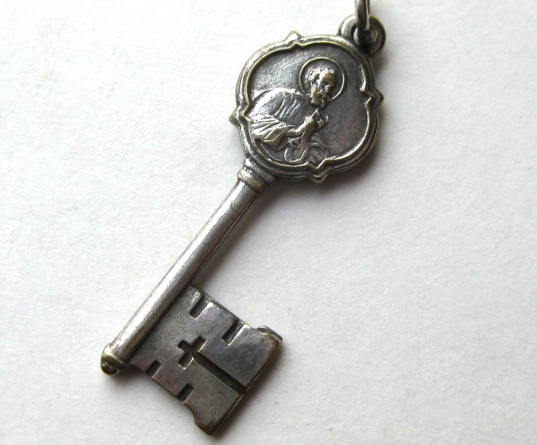 Vintage Key Pendant Vatican City Saint Peter Key of Heaven Souvenir ...