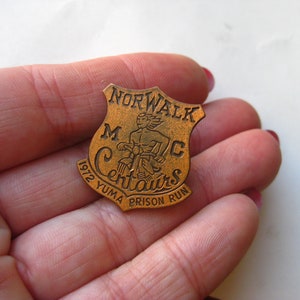 Vintage 1972 Norwalk Centaurs Motorcycle Club Yuma Prison Run Souvenir ...