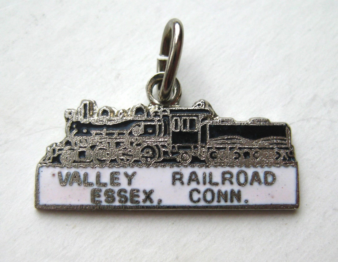 Vintage Charm Valley Railroad Essex Connecticut Souvenir Train Enamel ...