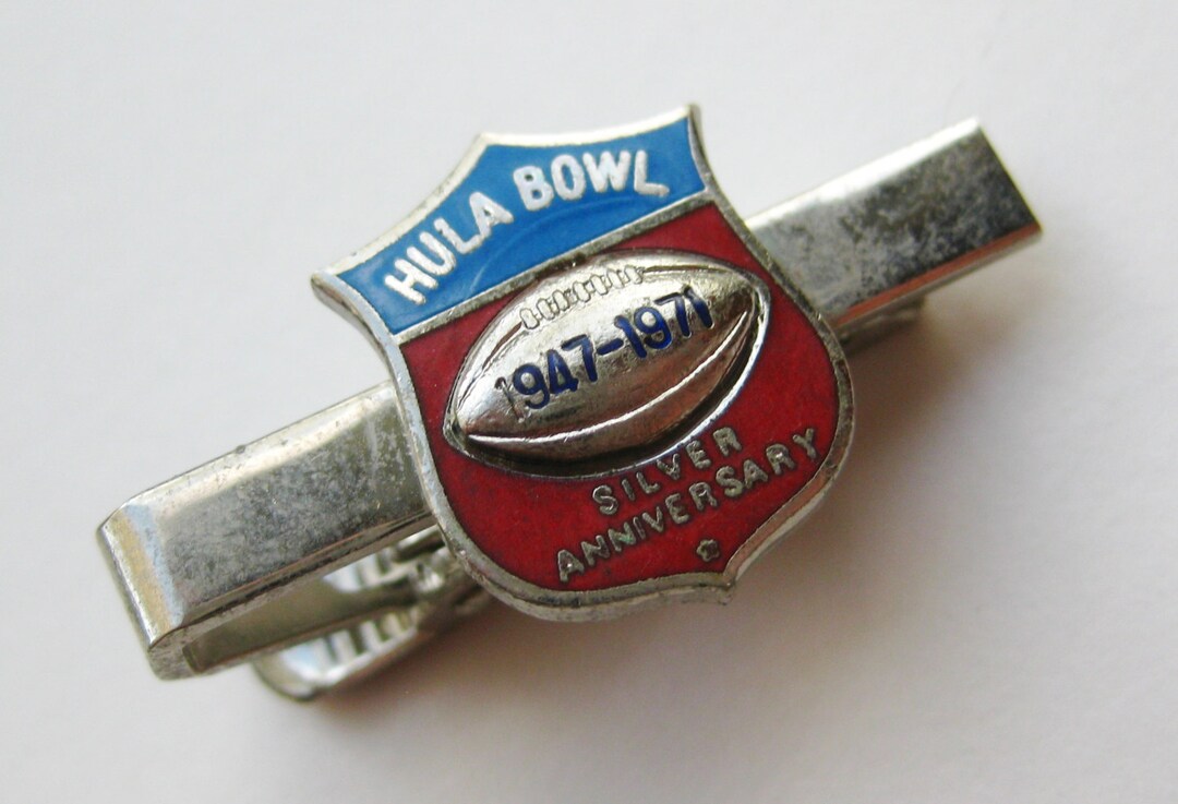 Vintage 1971 Hula Bowl Enamel Silver Anniversary Hawaiian - Etsy