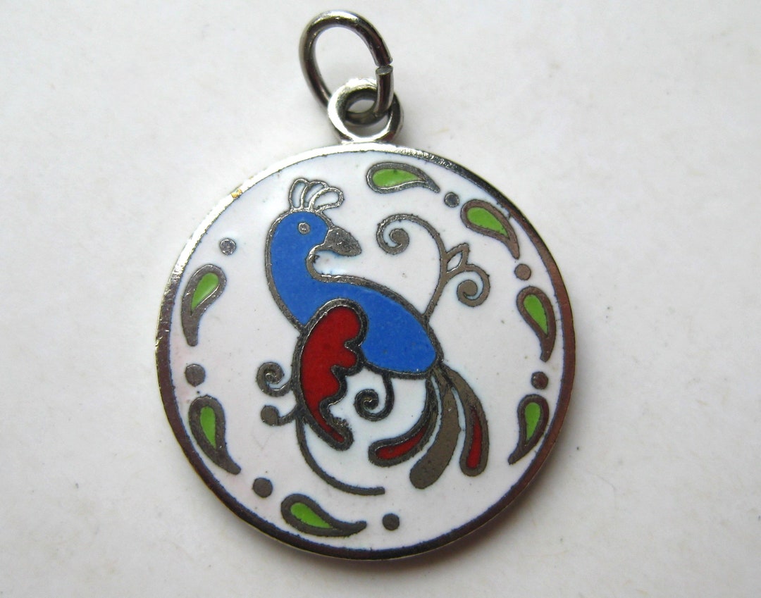 Pennsylvania Dutch Hex Sign Distelfink Good Luck Vintage Enamel ...