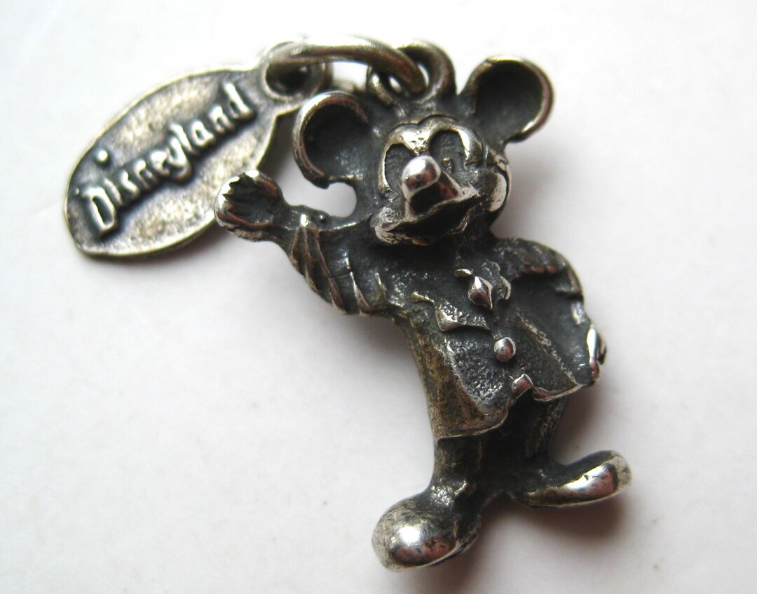 Vintage Mickey Mouse Walt Disney Productions WDP Disneyland Sterling ...