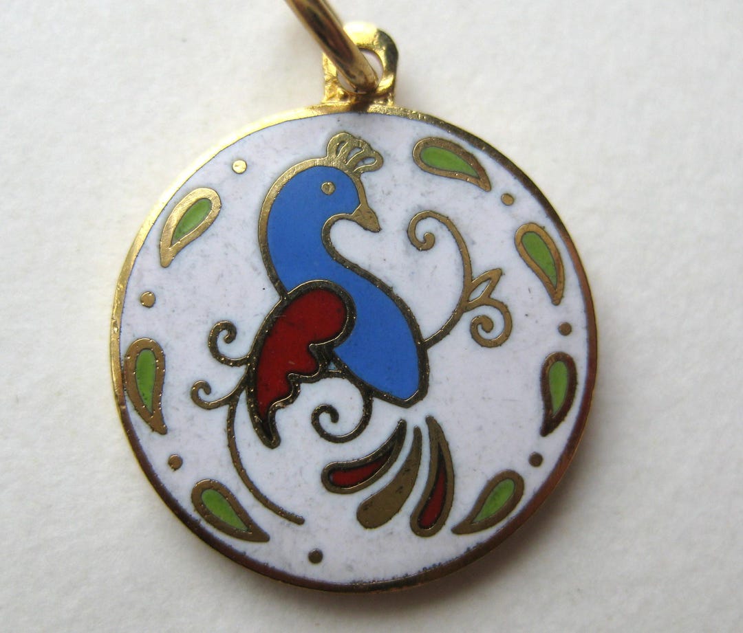 Pennsylvania Dutch Hex Sign Distelfink Good Luck Vintage Enamel ...