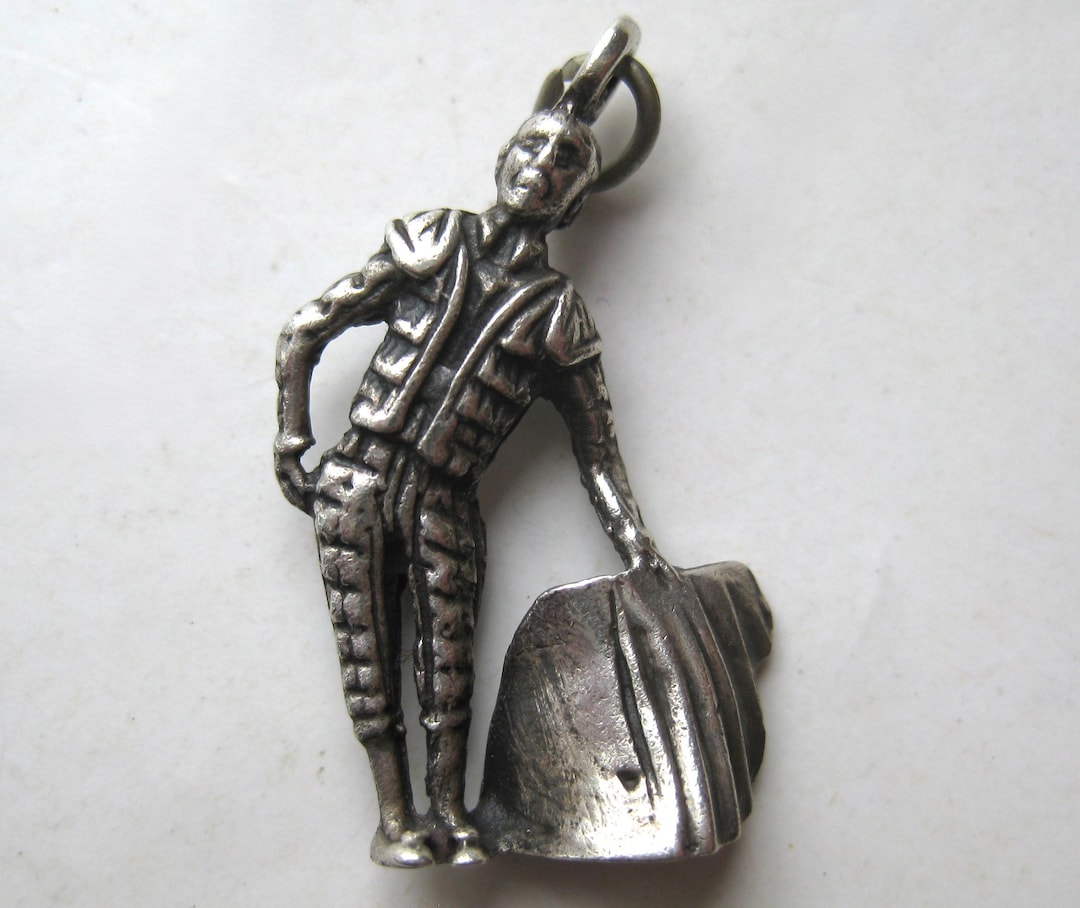 Vintage 50s Sterling Silver Spanish Toreador Matador Bull Fighter ...