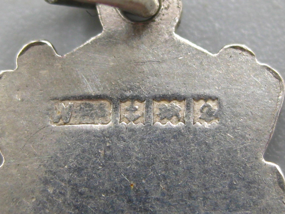 Vintage Charm Sterling Silver Enamel Coventry England Coat of Arms ...