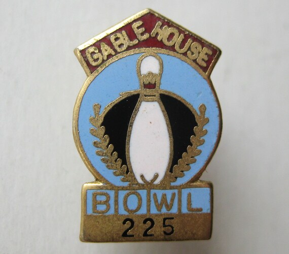 Vintage Gable House Bowl Bowling Alley Torrance Calif… - Gem